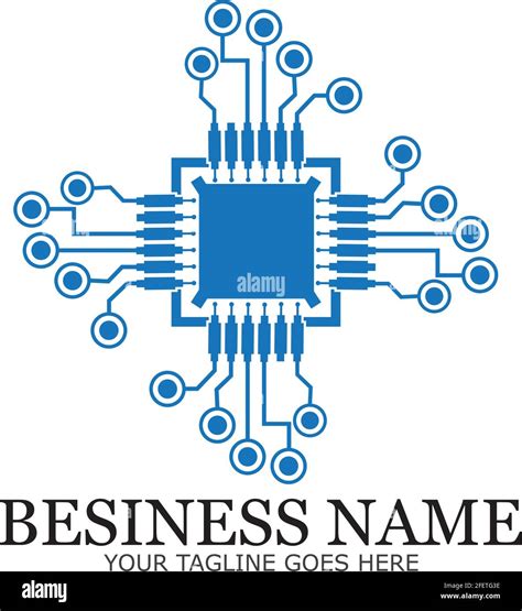 Cpu Processor Line Vector Icon For Websites And Mobile Flat Design Mini Cpu Icon Flat Style