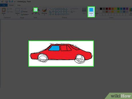 Zeichnen und einfärben mit Microsoft Paint – wikiHow