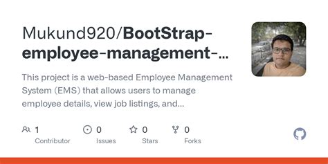 Github Mukund920bootstrap Employee Management System This Project Is A Web Based Employee