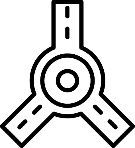 Roundabout Vector Icon Design 28629777 Vector Art At Vecteezy