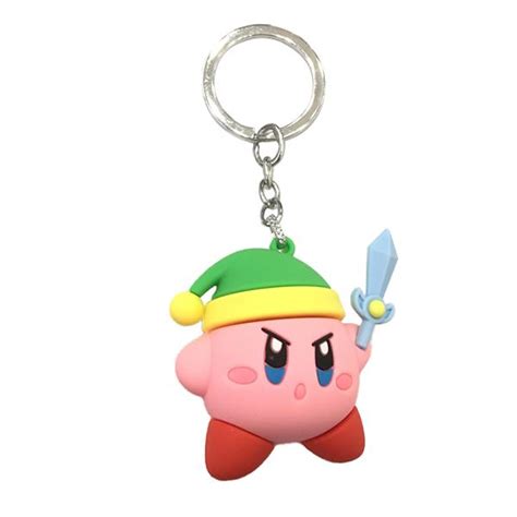 Kirby W Sword Hat Pvc Figure Keychain Neo Tokyo