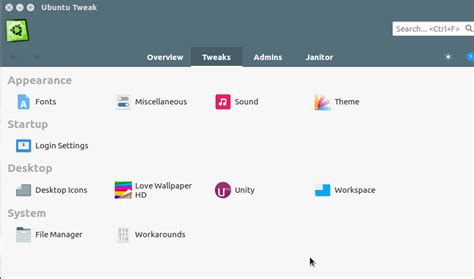 how to install ubuntu tweak tool in ubuntu 16 04 17 04 ~ be open source
