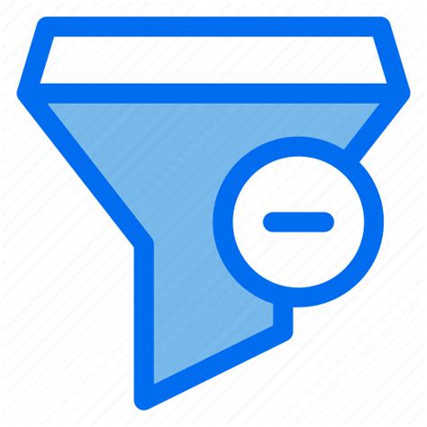Funnel Filter Sort File Minus Icon Download On Iconfinder