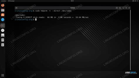 usb drive benchmark test on linux linux tutorials learn linux