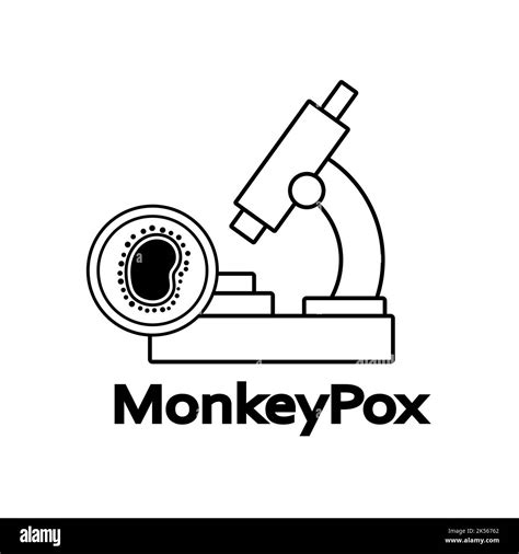 Monkeypox Virus Cell Monkey Pox Virus Infection Icon Design Vector