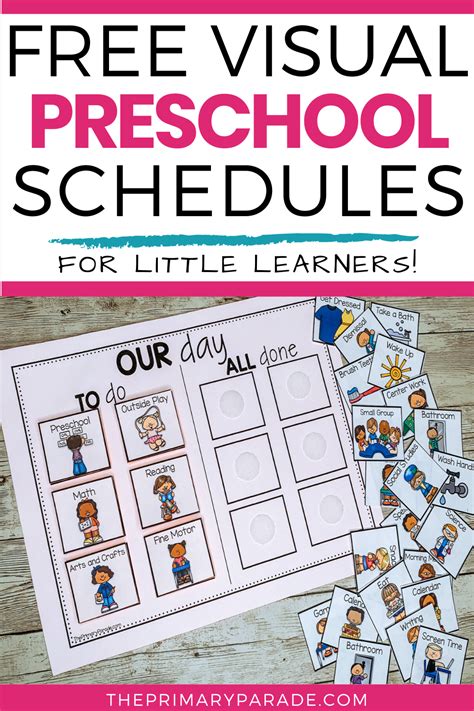 Visual Schedule Preschool Artofit