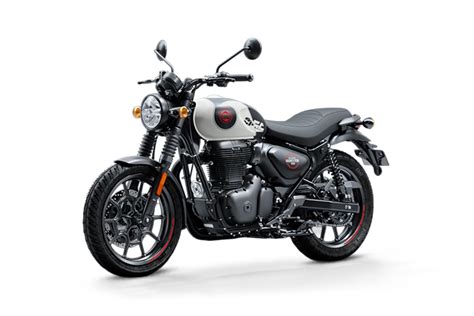 Royal Enfield Hunter 350 Moonshot White Colour