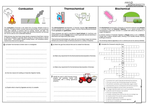Biomass Energy Teaching Resources