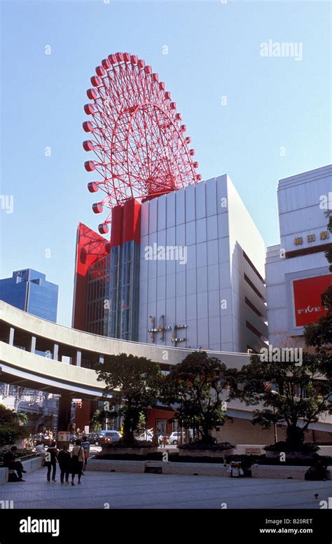Hankyu Department Store Called Hep 5 In Downtown Umeda Osaka With Red