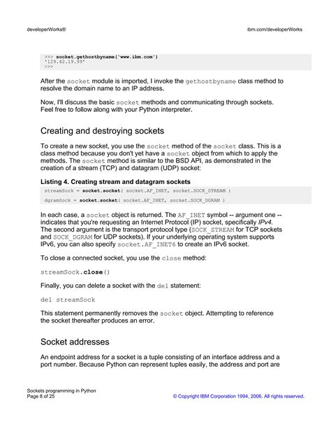 Socket Programming In Python Pdf