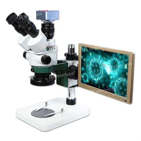 Bst X6s 6x 55x Adjustable Trinocular Stereo Microscope With 4k Camera