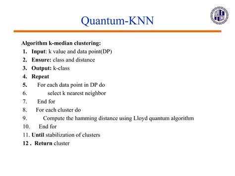 Quantum Computing In Machine Learning Pptx Physics Science