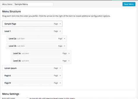 How To Create Multilevel Hierarchical Menus In Wordpress Press Customizr Documentation