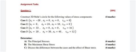 solved assignment tasks question 1 20 4 marks