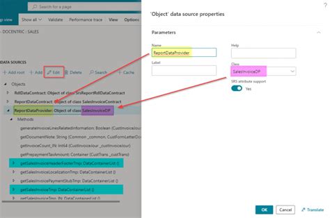 d365fo electronic reporting datasource types and when to use them