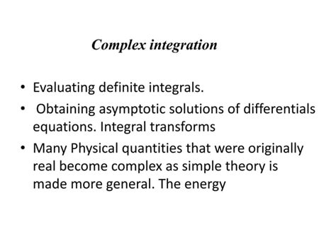 Applications Of Analytic Functions And Vector Calculus Pptx