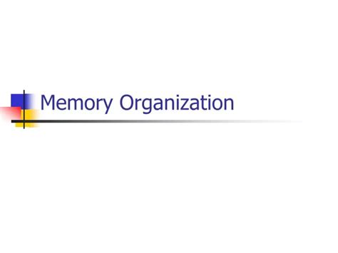 PPT Memory Organization PowerPoint Presentation Free Download ID