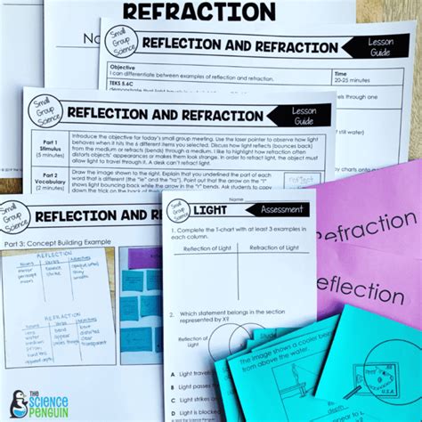 5 Phenomenal Ideas To Teach Light Reflection And Refraction In 5th