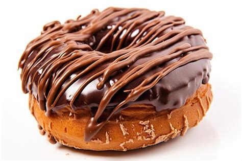 Premium Ai Image A Chocolate Covered Doughnut With Chocolate Drizzled