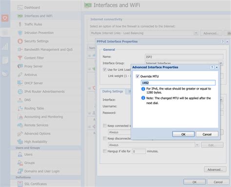 vpn server connection fails in load balancing mode keriocontrol