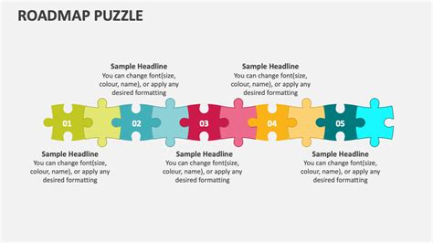 Roadmap Puzzle PowerPoint And Google Slides Template PPT Slides