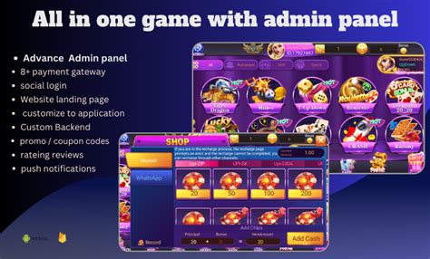 All In One Game Development With Admin Panel Complete Setup
