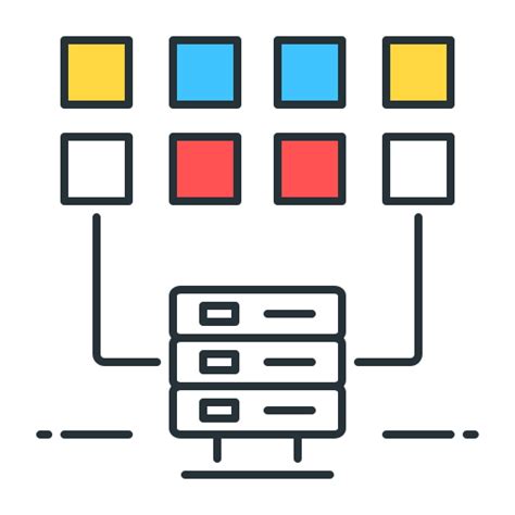 Data Architecture Generic Color Lineal Color Icon