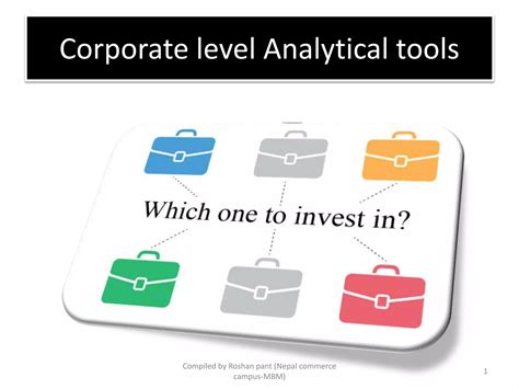 Corporate Level Analytical Tools Bcg Matrix And Ge Nine Cell Matrix