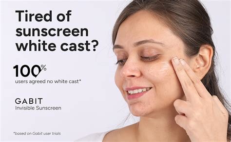 Gabit Invisible Sunscreen Spf 40pa With Ceramidesvitamin C And E