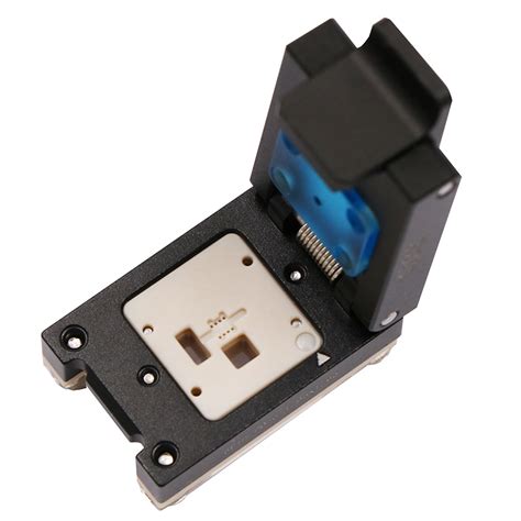 深圳谷易电子生产的dfn8pin封装芯片测试座 需开窗） 概述 性能 特点 规格 应用 生产厂家