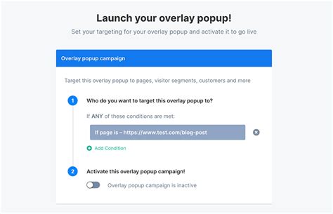 how to create a mailchimp popup on click convertflow