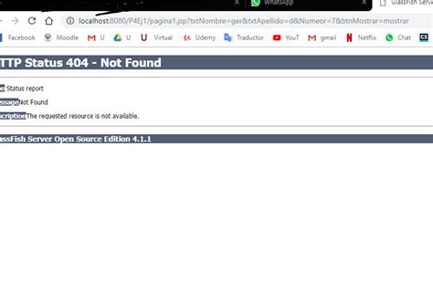 Java ¿porque Obtengo Es Error Con Glassfish Y Netbeans Stack