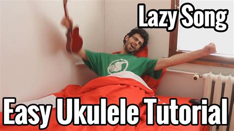The Lazy Song Ukulele Tutorial Bruno Mars YouTube