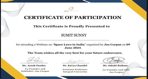 Sumit Sunny On Linkedin Hello Connections I Am Glad To Share That I Participated In The Recent…
