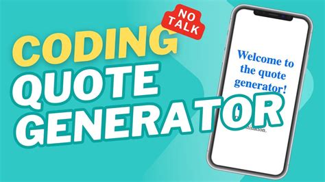 Coding With Danny Quote Generator No Talking Next Js TypeScript YouTube