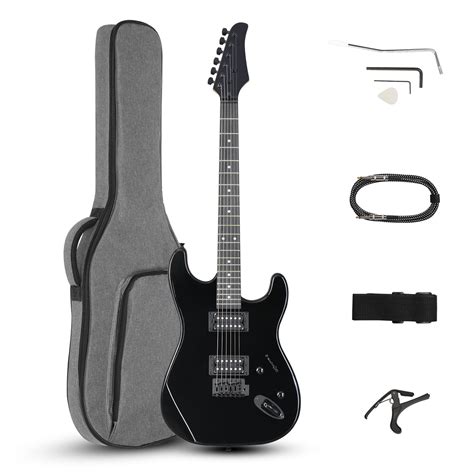 Ktaxon 39 Inch Electric Guitar Full Size Solid Body H H