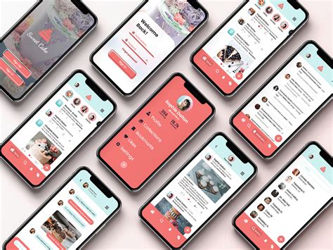 Sweet Cake App UX UI Design On Behance