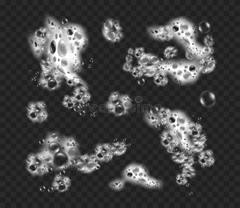 Soapy Water With Bubble Washing Texture Stock Vector Illustration Of