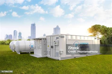 에너지 저장 시스템 또는 수소 전력이 있는 배터리 용기 장치 충전 배터리에 대한 스톡 사진 및 기타 이미지 충전 배터리 0명 건축물 Istock