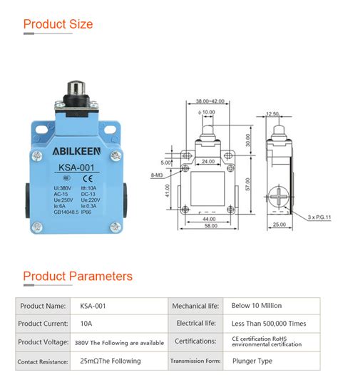 Stroke Switch Electric Position Limit Switch By Abilkeen
