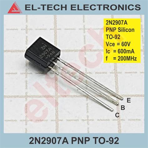 Jual 2n2907 2n 2907 2n2907a 2n 2907a Transistor Pnp To 92 Kota