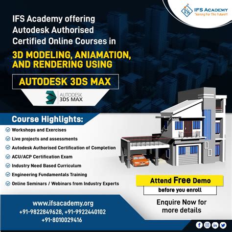 Ifs Academy On Linkedin Ifs Academy Autodesk Authorised Certified Online Courses In 3d Modeling…