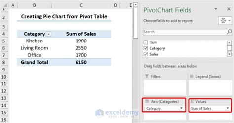 How To Create A Pie Chart In Excel From Pivot Table Quick Ways
