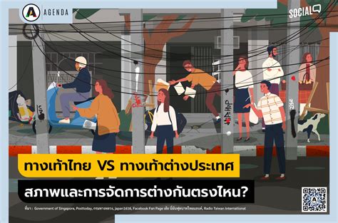 ทางเท้าไทย Vs ทางเท้าต่างประเทศ สภาพและการจัดการต่างกันตรงไหน Agenda