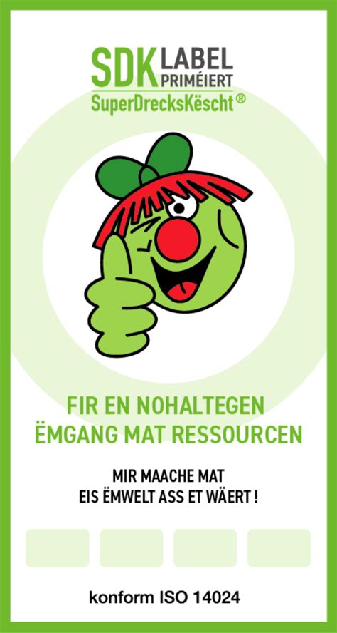 Résidences Ayant Le Label Sdk Superdreckskëscht