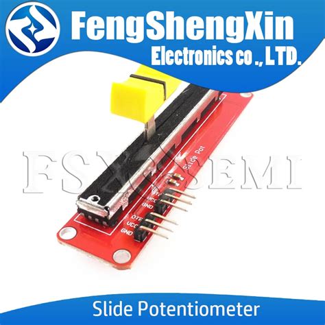 Slide Potentiometer 10k Linear Module Dual Output For Arduino Avr Electronic Block Sliding