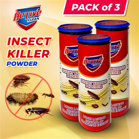 Pack Of 3 Active Clean Insect Killing Powder 80gm Multi Insect Killer