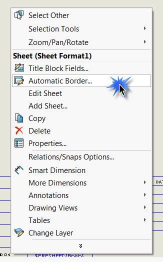SOLIDWORKS Drawings Automatic Border Tool GoEngineer