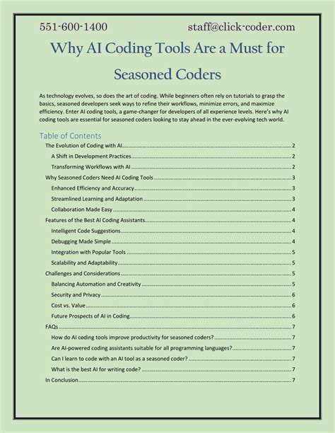 Ppt Why Ai Coding Tools Are A Must For Seasoned Coders Powerpoint