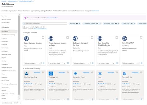 Govern And Control Using Private Microsoft Marketplace Marketplace Customer Documentation